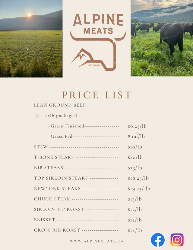 Meat Products - alpinemeats.ca